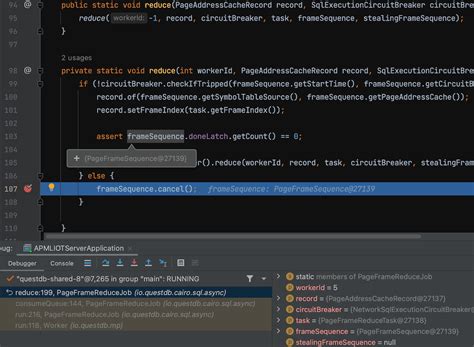 bug [ 1] timeout query aborted · issue 2758 · questdb questdb · github