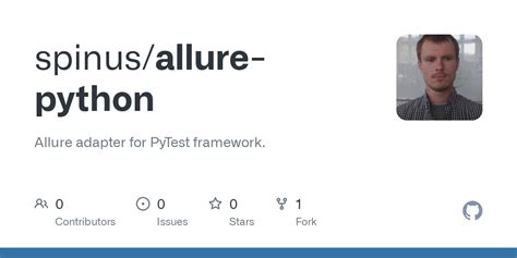 Github Spinusallure Python Allure Adapter For Pytest Framework