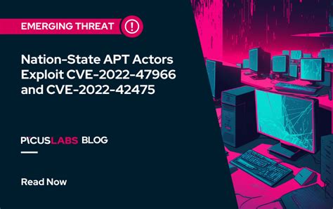 CISA Alert AA23 250A Nation State APT Actors Exploit CVE 2022 47966 And CVE 2022 42475