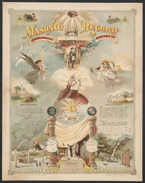 Free Masonic Record Emblematic History Of F Free Photo Rawpixel