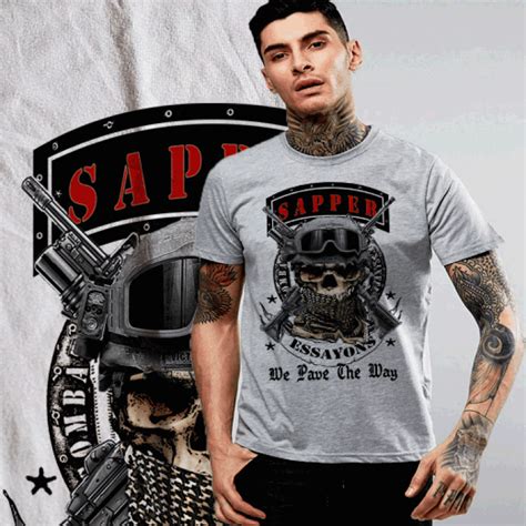 Army Sapper Combat Engineer T Shirt
