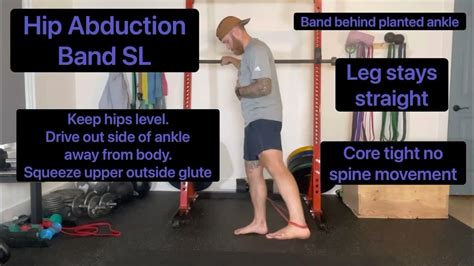 Hip Abduction Band Sl Youtube