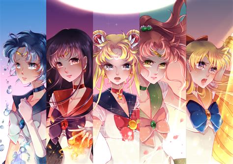 Sailor Moon Characters Wallpapers Wallpaper Cave