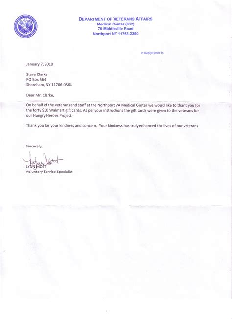 9 1 1 Veterans Letters