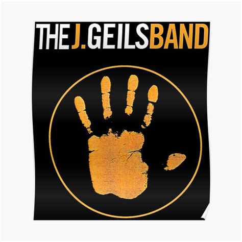The J Geils Band Poster For Sale By Kelliollie Redbubble