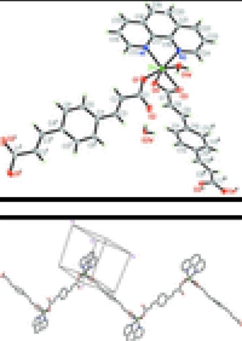 The Asymmetric Unit In The Polymeric Structure Of The Title Compound