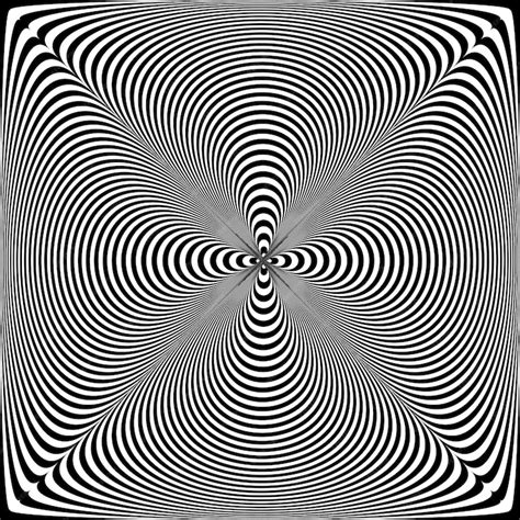 추상적인 뒤틀린 흑백 배경 왜곡된 표면의 착시 뒤틀린 줄무늬 양식에 일치시키는 3d 터널 프리미엄 벡터