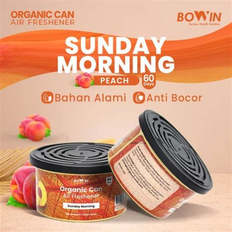 Jual Bowin Parfum Mobil Organic Can Pewangi Pengaharum Ruangan Aroma Segar Monday Spirit Di