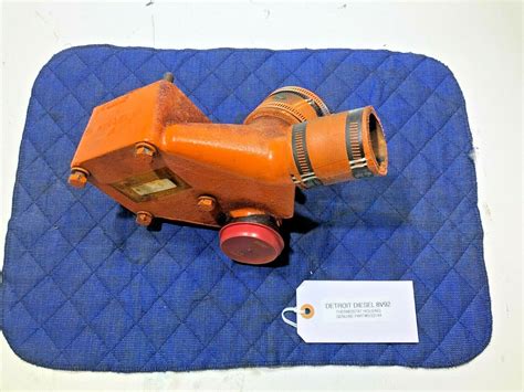 Detroit Diesel 8v92 Upper Thermostat With Housing 5122144 Oem ⋆ Used