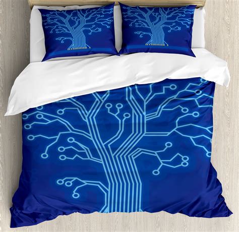 Programmer Duvet Cover Set Computer System Tech Network Internet