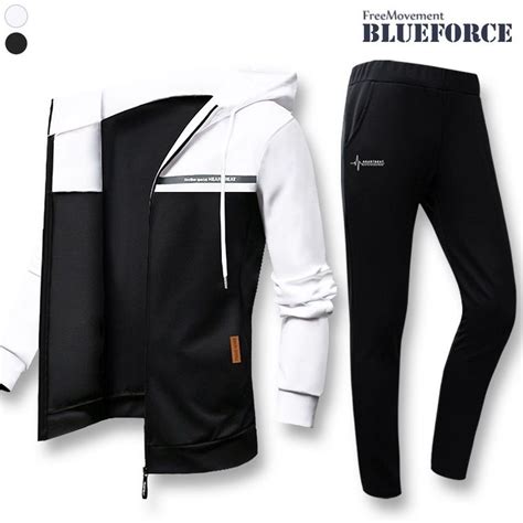 블루포스 남성용 페론스 트레이닝 세트 빅사이즈 남자 운동복 추리닝 Sweatpants Man Fashion