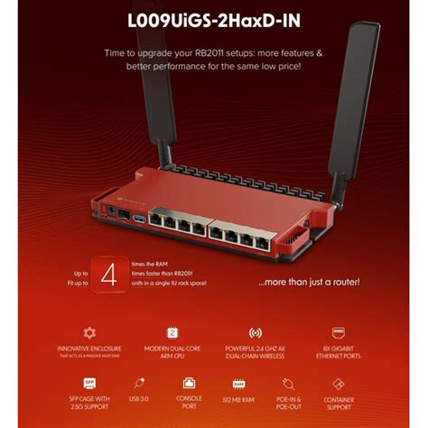 MikroTik L UiGS HaxD IN Основен вносител на ТP Link Mikrotik и Baseus
