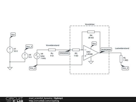 Opamp1 Circuitlab