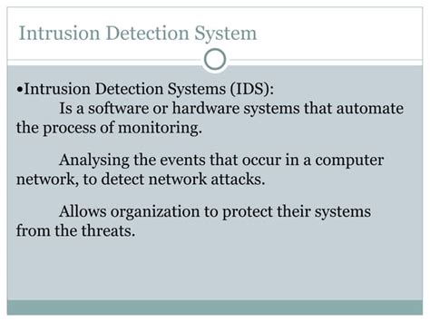 Intrusion Detection Model Using Self Organizing Maps Pptx