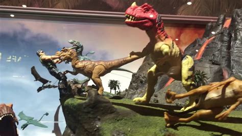 Mattel Sdcc 2018 Jurassic World Diorama Video Walkthrough Youtube