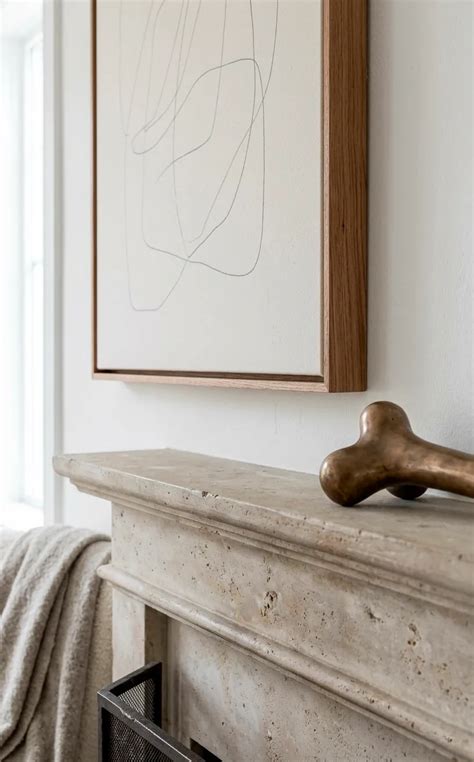 10 Oversized Abstract Art Pieces To Hang Above Your Fireplace Nestingmuse