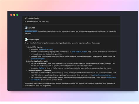 New Relic Copilot Extension · Github Marketplace · Github