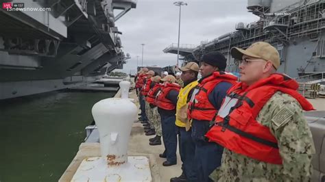 Uss Gerald R Ford Strike Groups Deployment Is Extended