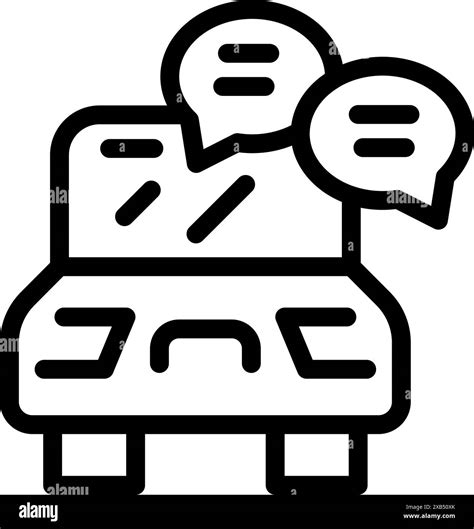 Self Driving Autonomous Vehicle Using Artificial Intelligence For Communication Stock Vector