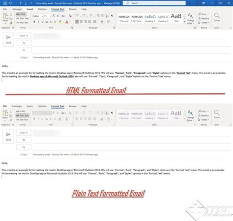 HOW TO FORMAT A MESSAGE IN MICROSOFT OUTLOOK DP Tech Group