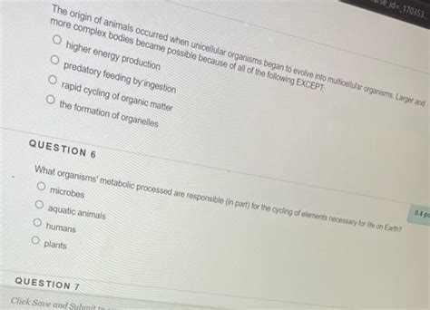 Solved The Oldest Eukaryotic Fossils Grypania Spiralis
