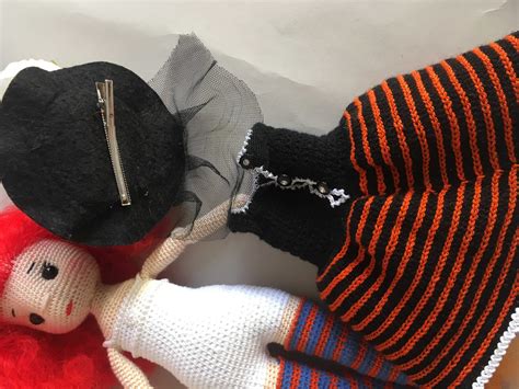 Лялька вязана гачком Вязана іграшка Кукла вязаная крючком 750 грн Ляльки та пупси