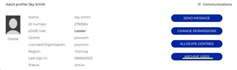 How Do I Archive Unarchive An Adult Account DofE