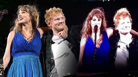 Surprise Taylor Swift Brings Out Ed Sheeran On London Eras Tour