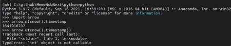 Weird Behavior Difference Arrowutcnowtimestamp And Arrowutcnowtimestamp · Issue 1082