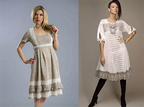 Красивые Платья Из Хлопка И Льна — Платья Тут Ру