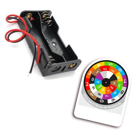 Kit 2 Suporte Porta 2 Pilhas Aa Com Rabicho Para Projetos Shopee Brasil