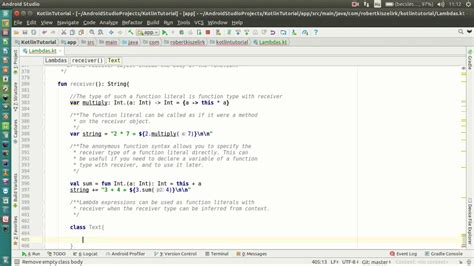 Android Kotlin Tutorial 138 Lambdas Function Literals With Receiver Youtube