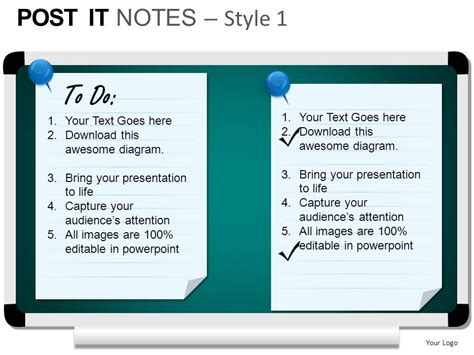 Post It Notes Style 1 Powerpoint Presentation Slides Powerpoint