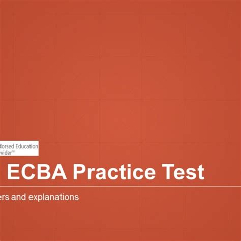 Cbap Sample Questions With Answers And Explanations Techcanvass
