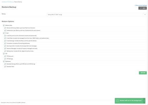 การ restore backups bangmod knowledge base