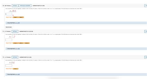 Solved Use Properties Of Limits And Algebraic Methods To