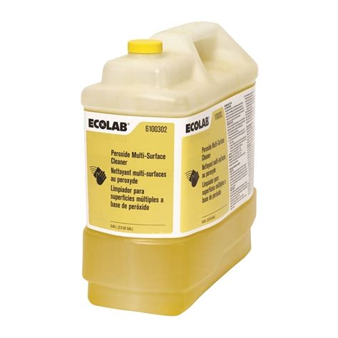 Guestsupply Ca Ecolab® Peroxide Multi Surface Glass Cleaner 2 5 Gallon 6100302