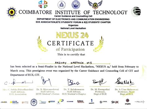 Akshay Karthick M S On Linkedin Nexus24 Hackathon