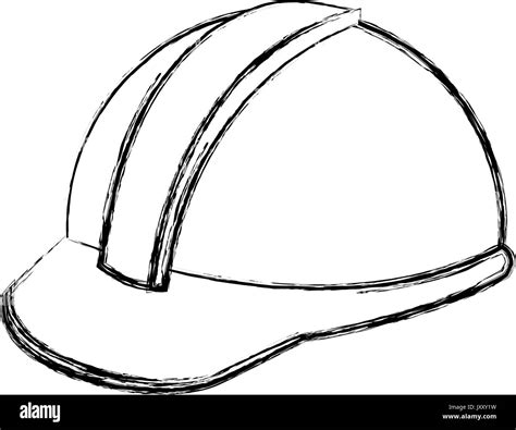Construction Hat Drawing