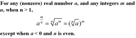 Rational Exponents