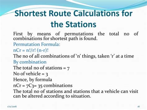 Route Optimization Algorithm Pptx Computing Technology And Computing
