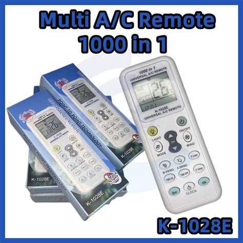 Multi Universal Aircond Remote Control 1000 In 1 Air Conditioner K 1028e A C Remote Controller