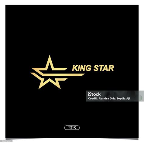 킹 스타 로고 프리미엄 우아한 템플릿 벡터 Eps 10 개념에 대한 스톡 벡터 아트 및 기타 이미지 개념 개념과 주제