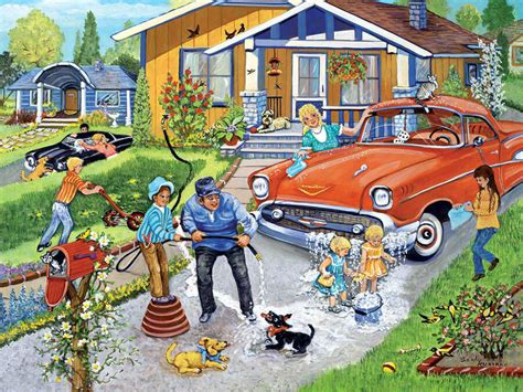 Пазл «Семейный автомобиль» из 300 элементов | Собрать онлайн пазл №198160