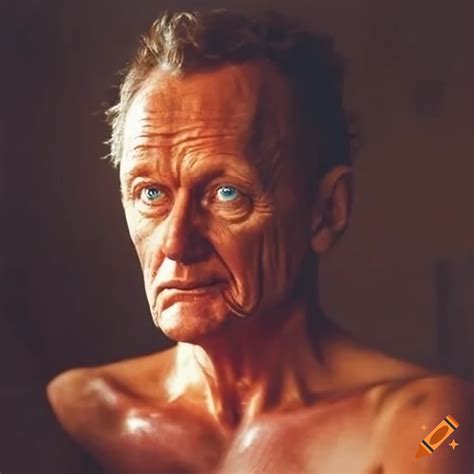 Robert Patrick Massaging Lance Henriksen On Craiyon