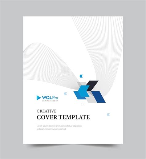 연간 표지 디자인 벡터 템플릿 프리미엄 벡터