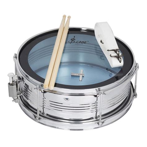 Snare Drum 14 Stailess Steel Chrome Percussion W Grandado