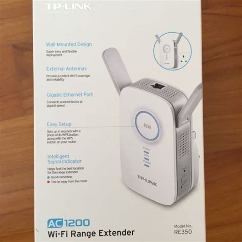Tp Link Ac 1200 Wi Fi Range Extender Computers And Tech Parts And Accessories Networking On Carousell