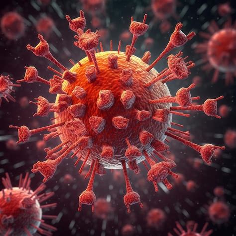 Premium Ai Image Illustration Of Virus Microbiology And Virology Concept