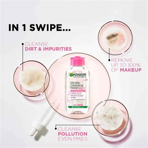 Garnier Micellar Water Sensitive Skin Cleansing And Makeup Remover
